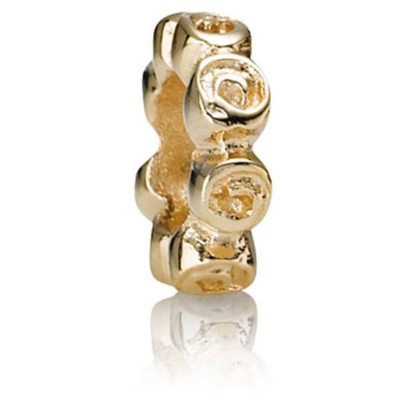 Pandora | Jewelry | Authentic Pandora Pure 4k Gold Roses Spacer | Poshmark
